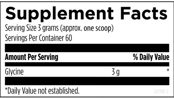 Glycine Powder 180g | Pure Encapsulations Amino Acid for Sleep & Detox ...
