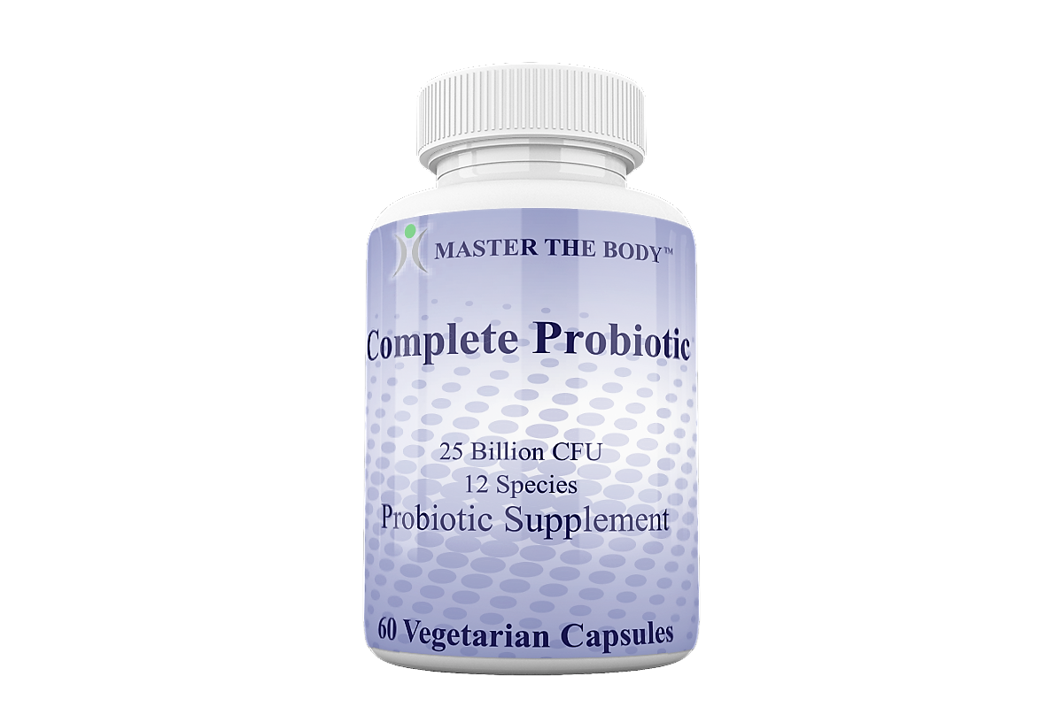 Complete Probiotic for Adult High Potency - 25+ CFU's 12 Species ...